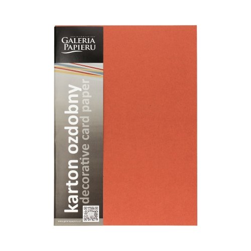 KARTON OZDOBNY KRAFT CZERWONY 20SZT 270G 204428 GALERIA PAPIERU - Inna marka | Sklep EMPIK.COM