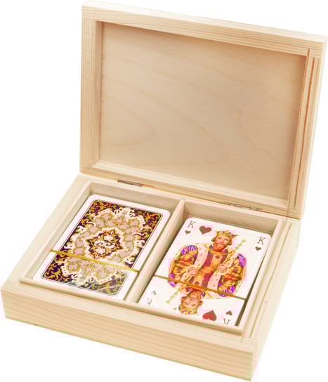 Karty Do Gry Piatnik Lux Luxury W Drewnianym Pudełku* - Piatnik | Sklep EMPIK.COM