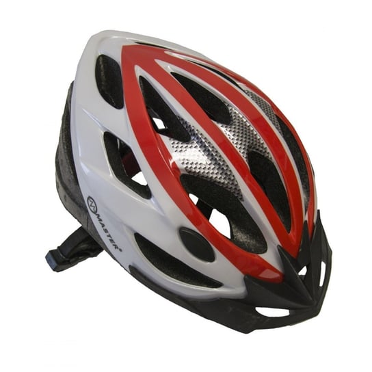Kask Rowerowy Master Force L Czerwono-Biały - Master | Sport Sklep ...