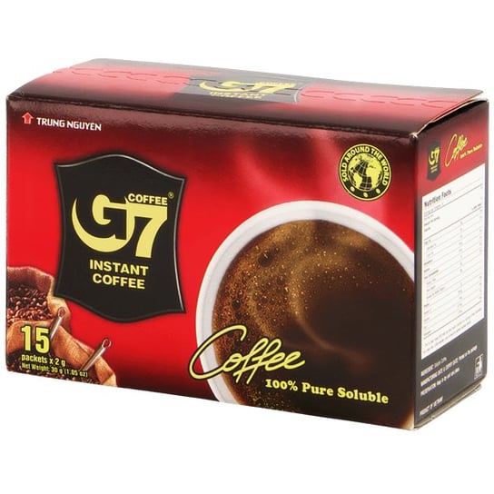 Kawa Instant G7 100% Pure Coffee, Saszetki 1W1 (15 X 2G) 30G - Trung Nguyen - Trung Nguyen ...