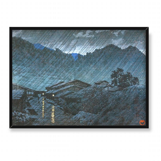 Kawase Hasui Wybór pejzaży Japonii Suhara w Kiso 70×50 - ANTYKWARIAT ...