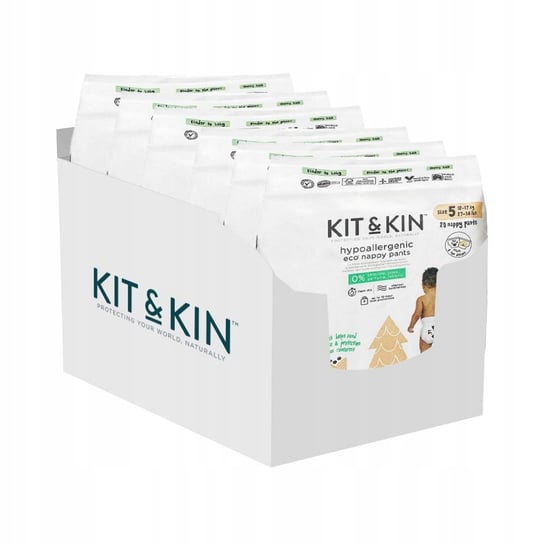 Kit and Kin, Pieluchomajtki rozmiar 5 (12-17kg) KARTON 120 szt. - Kit ...