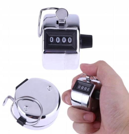 KLIKER KLIKACZ RĘCZNY MECHANICZNY PEDOMETR LICZNIK - Inna marka | Sklep EMPIK.COM