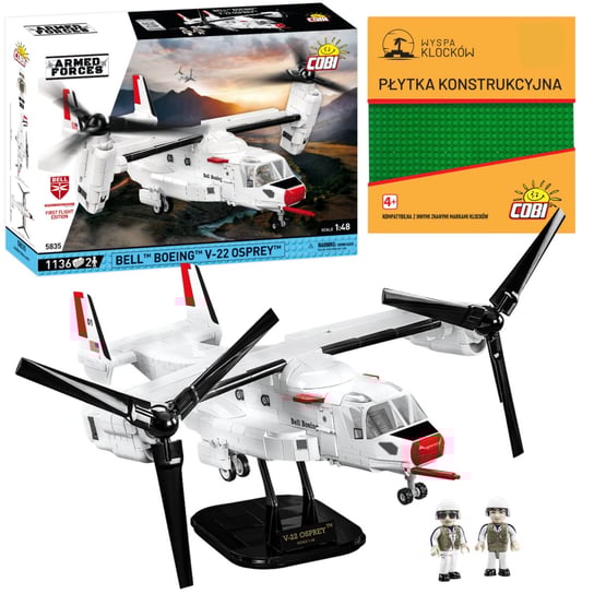 Klocki Cobi 5835 Bell-boeing V-22 Osprey First Flight Edition 1136 El ...