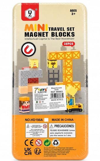 KLOCKI MAGNETYCZNE 38 KLOCKÓW Mini Travel Set - brak informacji | Sklep ...
