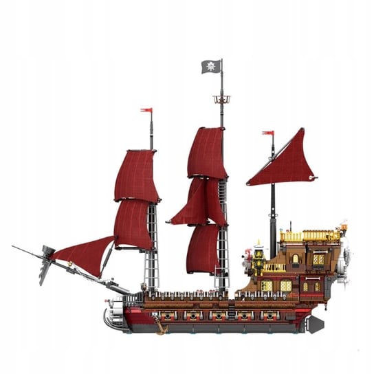 Klocki Reobrix The Pirate Ship Statek Piracki Czerwone Żagle 3066 Pcs ...