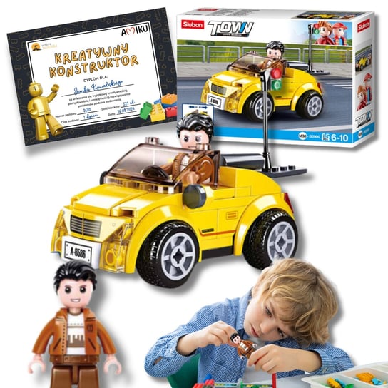KLOCKI SLUBAN B0900 Autko Kabriolet AUTO LUDZIK KIEROWCA TOWN 85 EL ...