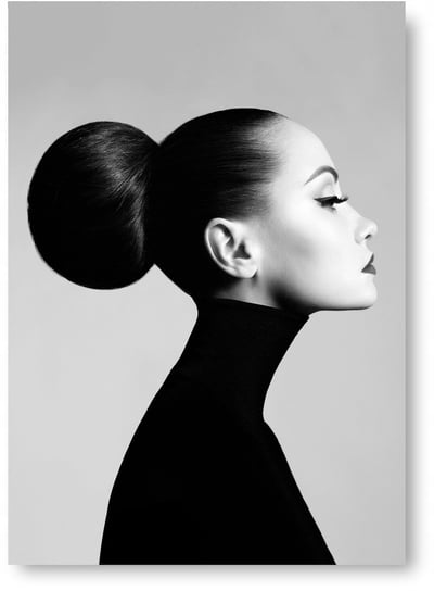 KOBIETA twarz kok profil plakat B1 100x70cm #119 - KMB PRESS | Sklep ...