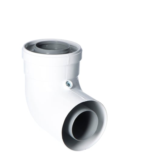 Kolano koncentryczne do systemów kominowych PP-AL 87° DN60/100mm z uszczelką [EPDM] ONNLINE ...