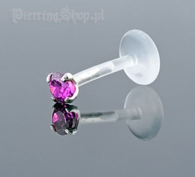 kolczyk do chrząstki TRAGUS LABRET JET RO-dł. pręta 8mm - Inna marka ...