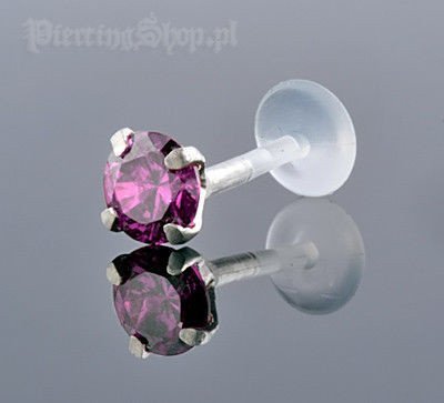 Kolczyk Do Chrząstki Tragus Labret Oczko Ro - Inna marka | Moda Sklep ...