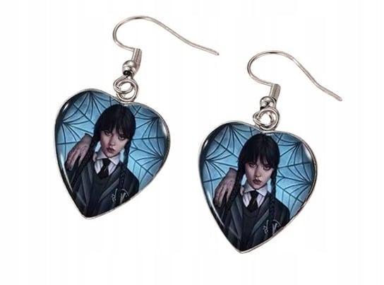 Kolczyki Z Wednesday Addams Środa Netflix Serial prezent - Inna marka ...