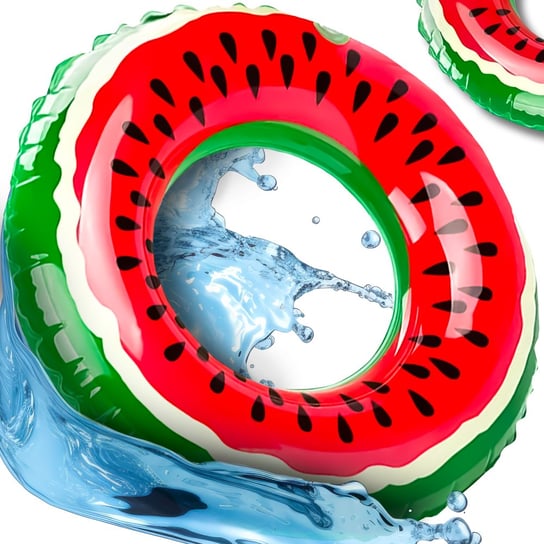 Koło Do Pływania 90Cm Dmuchane Plażowe Mocne Nad Wodę Basen Materac ...