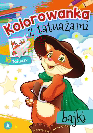 Kolorowanka z tatuażami. Bajki - Opracowanie zbiorowe | Książka w Empik