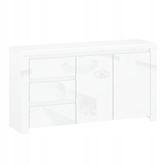 Komoda 2D3S LINGO biały połysk - Mebelbos | Sklep EMPIK.COM