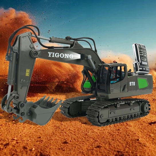 KOPARKA ZDALNIE STEROWANA 24GHZ METALOWA ŁOPATA MOCNY SILNIK ABS - Inna ...