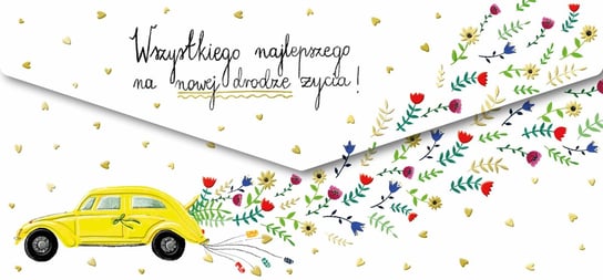Koperta Ślub ŻÓŁTE AUTO - Henry | Sklep EMPIK.COM
