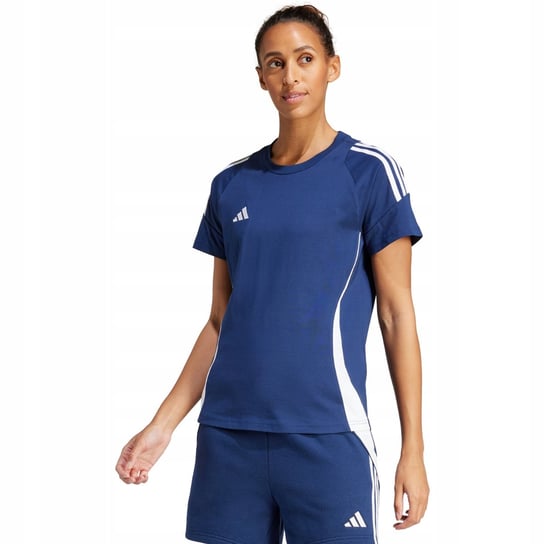 Koszulka damska adidas Tiro 24 Sweat niebiesko-biała IR9354 2XL ...