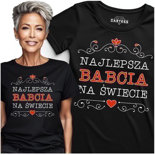 Koszulka Damska Najlepsza Babcia Na Świecie Super Tshirt Dla Babci Prezent - Gartees | Moda ...