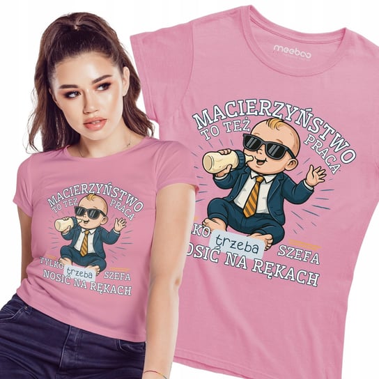 Koszulka Dla Mamy Macierzyństwo to też praca Dla Matki Dzień Mamy PREZENT - Meeboo | Moda Sklep ...