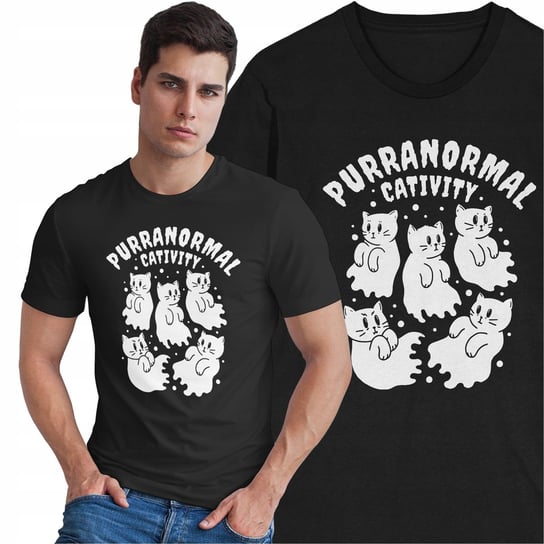 Koszulka Kot Kotek Cat Zjawiska Paranormalne Duchy Kotki - Inna marka ...