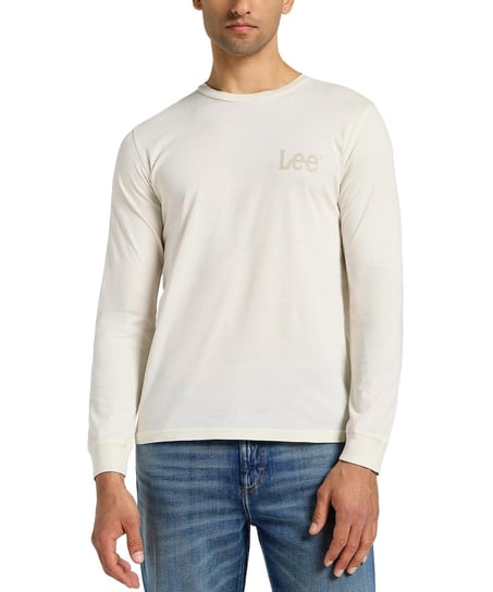 Koszulka Lee LS WOBBLY LOGO TEE 112358003 Ecru M - LEE | Moda Sklep ...
