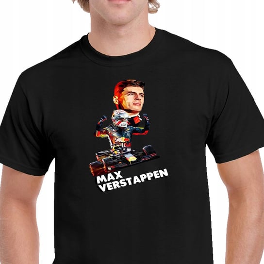 Koszulka Max Verstappen F1 Formuła 1 Wyścigi Bawełna Czarna P091 Xxl - JHK | Moda Sklep EMPIK.COM