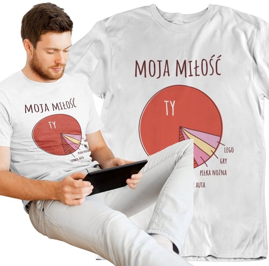 Koszulka Męska Moja Miłość Prezent Dla Niego Na Walentynki Love Chłopak - Meeboo | Moda Sklep ...