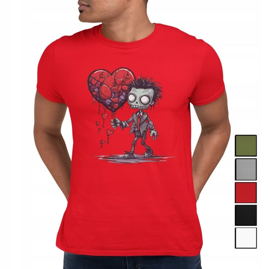 Koszulka Męska Z Nadrukiem Zombie Prezent Dla Niego Walentynki Śmieszne- M - Inna marka | Moda ...