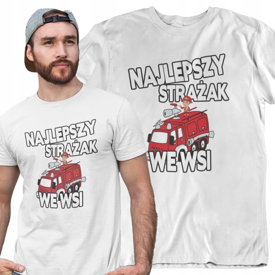 Koszulka Strażaka Męska Najlepszy Strażak We Wsi Humor I Prezent Dla Niego - Meeboo | Moda Sklep ...