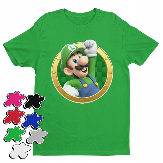 Koszulka T-Shirt Dziecięca Z Nadrukiem Dla Gracza Mario Luigi -S 122 ...