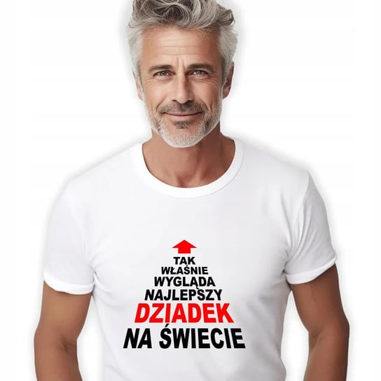 Koszulka T-Shirt M - Tak Wygląda Najlepszy Prezent na Dzień Dziadka Wzory - Inna marka | Moda ...