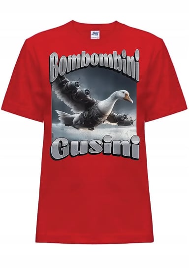 KOSZULKA Z NADRUKIEM ŚMIESZNA T-SHIRT Bombini Goosini ITALIAN BRAINROT ...