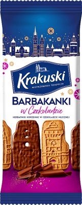 Krakuski Barbakanki Ciastka W Czekoladzie 192G - Krakuski | Sklep EMPIK.COM