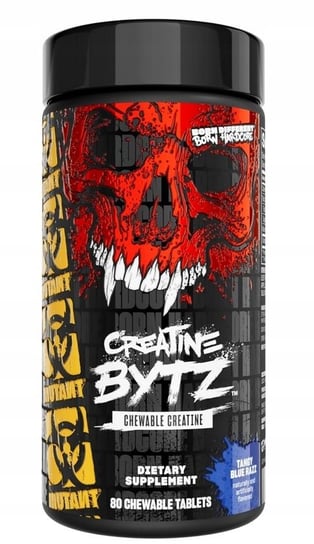 KREATYNA MONOHYDRAT MUTANT Creatine Bytz 80tabs tangy blue razz - Inna ...