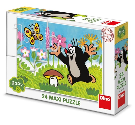Krecik i Przyjaciele Duże puzzle Maxi 24 el. wymiary obrazka 66 x 47 cm ...
