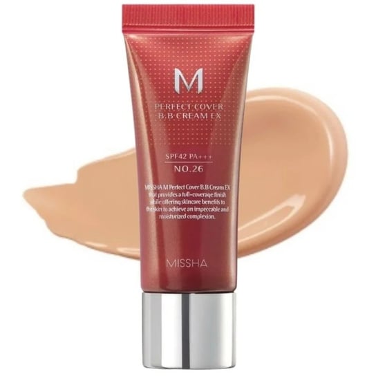 Krem BB Missha M Perfect Cover Ex z SPF42 Odcień .No26 Natural Caramel ...