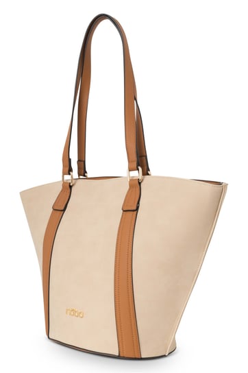 Kremowa shopperka Nobo z okrągłym dnem - Nobo | Moda Sklep EMPIK.COM