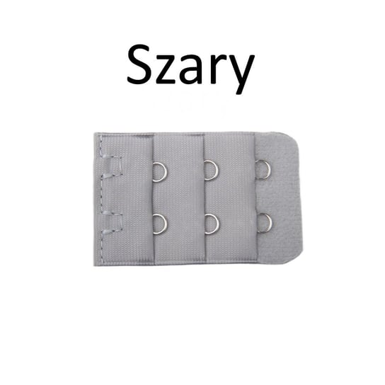 Krótka przedłużka do stanika, dwa zaczepy 2 haftki Model P441 Szary ...