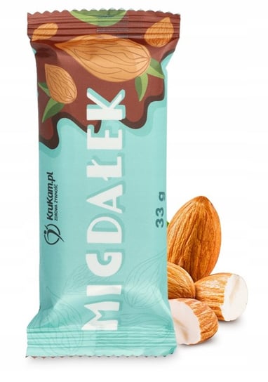 Krukam Batonik w Czekoladzie Migdałek 33g - KRUKAM | Sklep EMPIK.COM