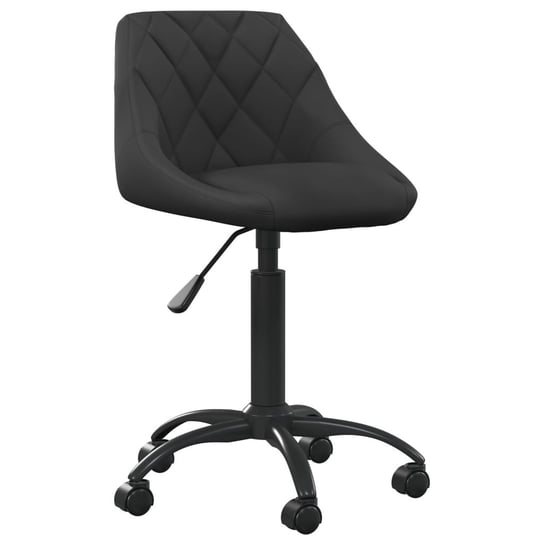 Krzesło Biurowe, Czarne, Obite Aksamitem - VMP | Sklep EMPIK.COM