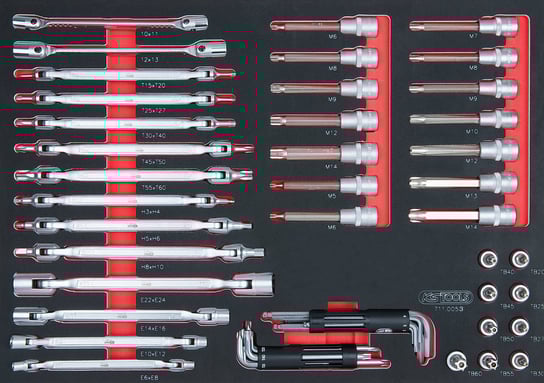 KS TOOLS 1/2" Zestaw kluczy nasadowych, 53-szt, wkładka systemowa 1/1 - KS Tools | Sklep EMPIK.COM