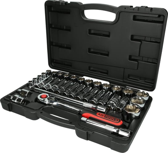 KS TOOLS CHROMEplus Zestaw podw. kluczy nasadowych,35-szt, 1/2" - KS Tools | Sklep EMPIK.COM