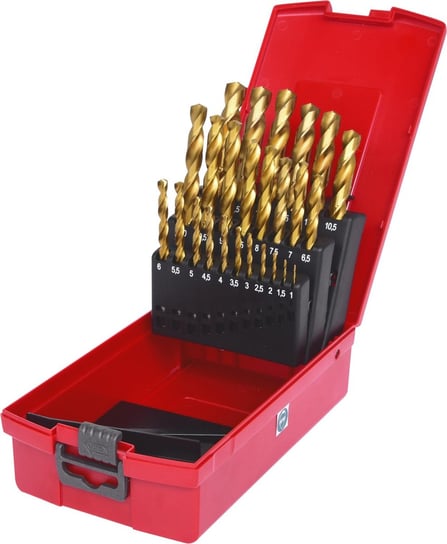 KS TOOLS HSS TiN Zestaw wiertel spiralnychw plast. opakowaniu, - KS ...
