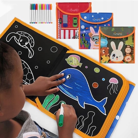 KSIĄŻECZKA DO RYSOWANIA WIELOKROTNEGO UZYTKU tablice do rysowania ...