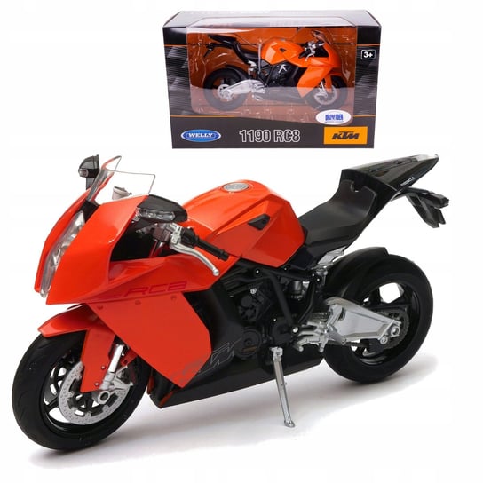 KTM 1190 RC8 1:10 Welly - Precyzyjny Model Motocyklu dla motocyklisty ...