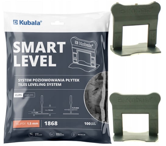 KUBALA SMART LEVEL-KLIPSY 1.5mm (opakowanie=100sztuk) - KUBALA | Sklep ...