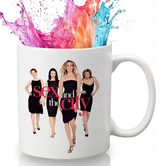 Kubek Biały 330ml Sex And The City Girls Na Prezent Dla Fanek Serialu Wzory Inna Marka Sklep