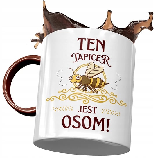 Kubek Bordowy Dla Tapicera Jest Osom! Prezent z Nadrukiem ze Zdjęciem - PoliDraw | Sklep EMPIK.COM