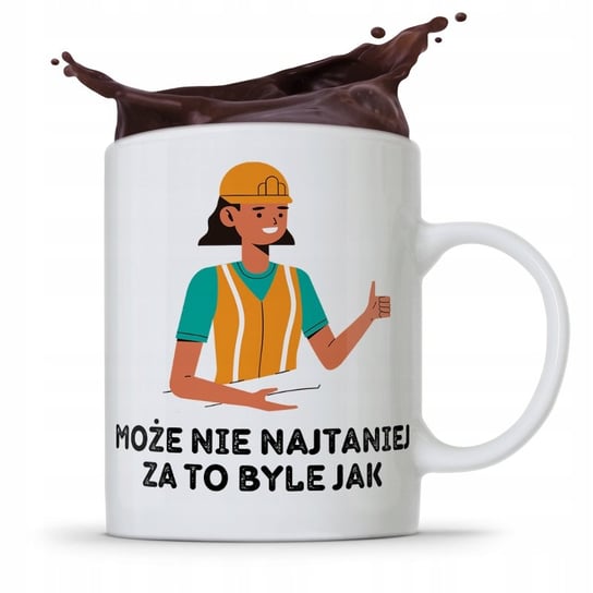 KUBEK BUDOWLAŃCA MOŻE NIE NAJTANIEJ ZA TO BYLE JAK z Nadrukiem ze ...